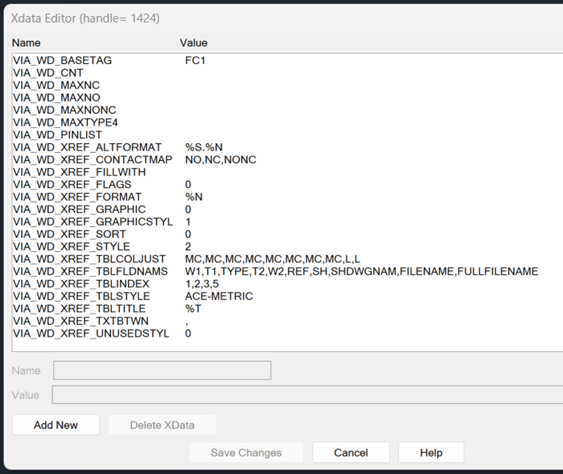 How to resize the Cross-Reference tables in AutoCAD Electrical?