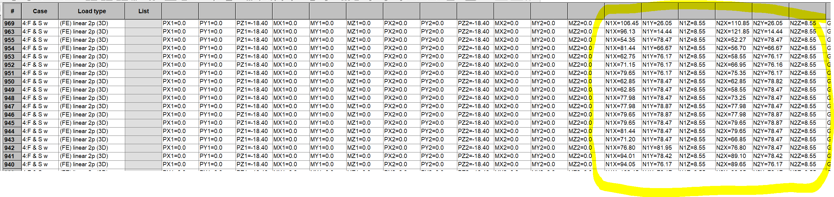 How to remove large number of linear loads defined outside structure in Robot Structural Analysis