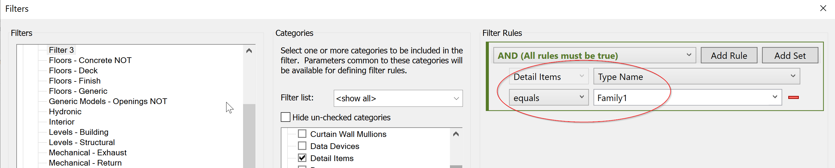 How to change the color of detail items in Revit