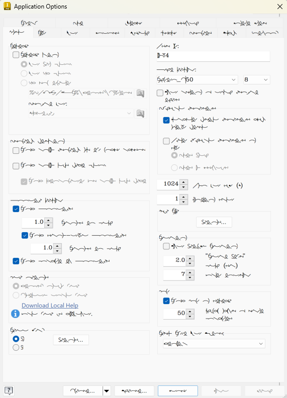 Text font for dialog boxes, browsers, and title bars are appearing as ...