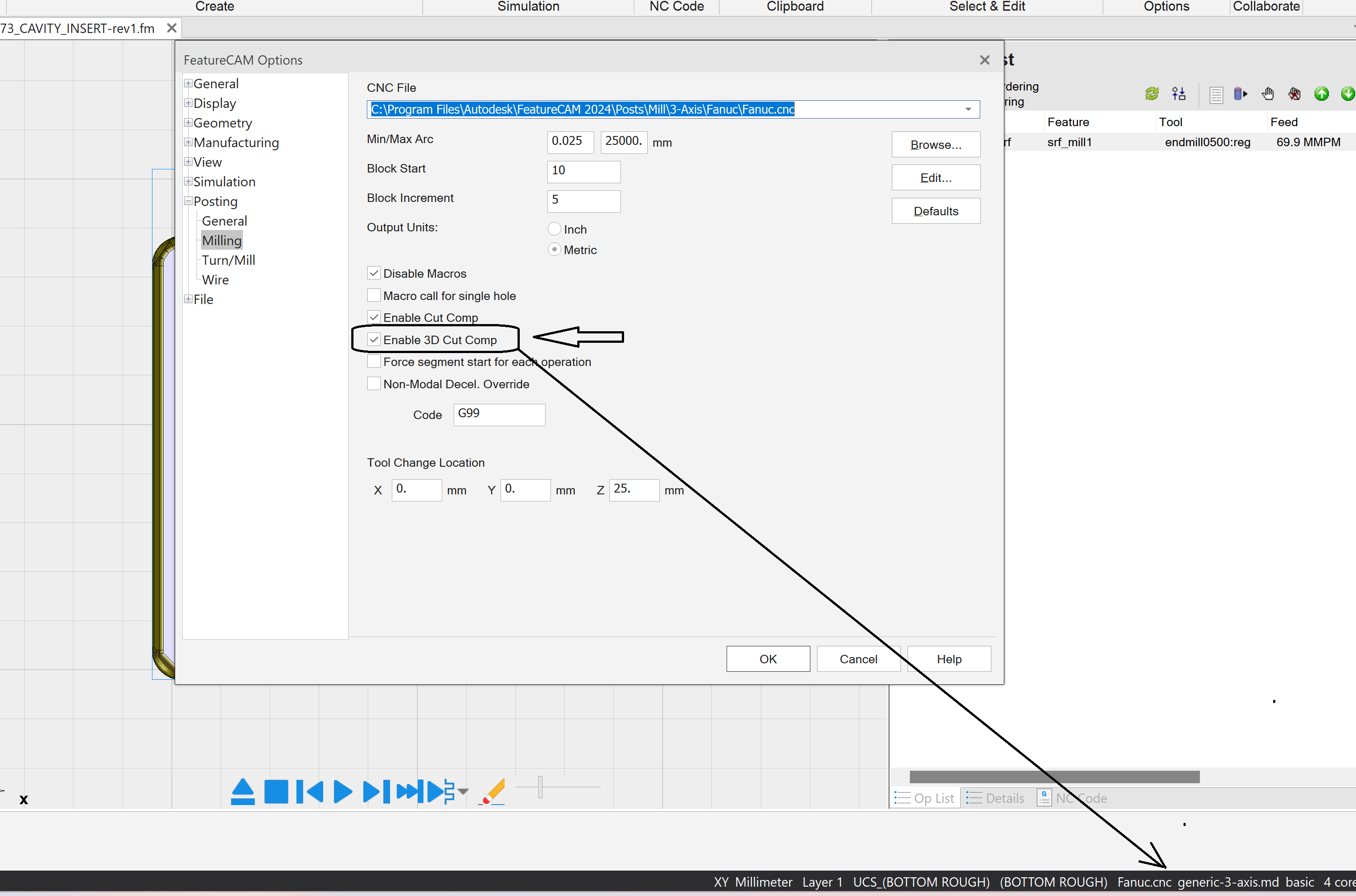 Side operation runs "climb milling" instead of "any" direction during ...
