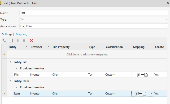 Item property not written to the file if Vault property is mapped bidirectional also to Vault ...