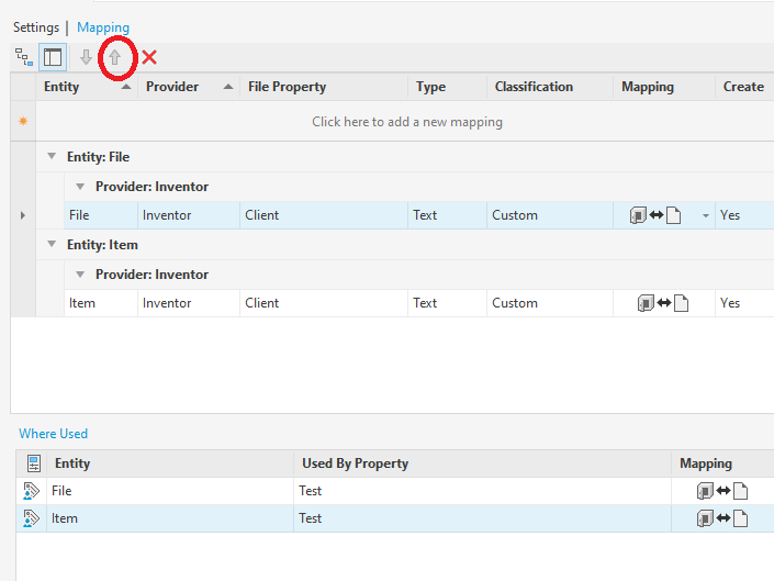 Item property not written to the file if Vault property is mapped bidirectional also to Vault ...