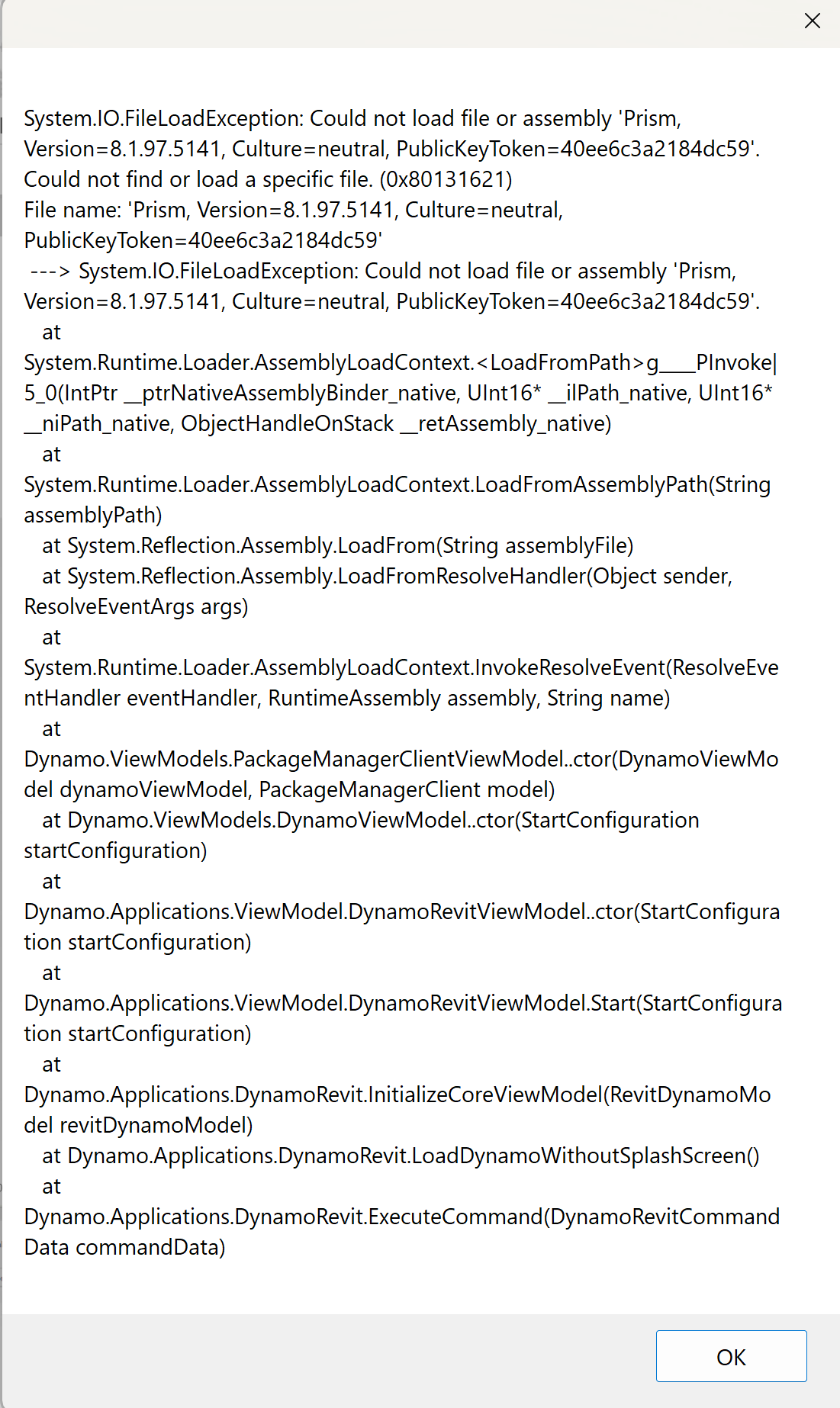 Dynamo does not run in Revit when Unifi add-in is installed