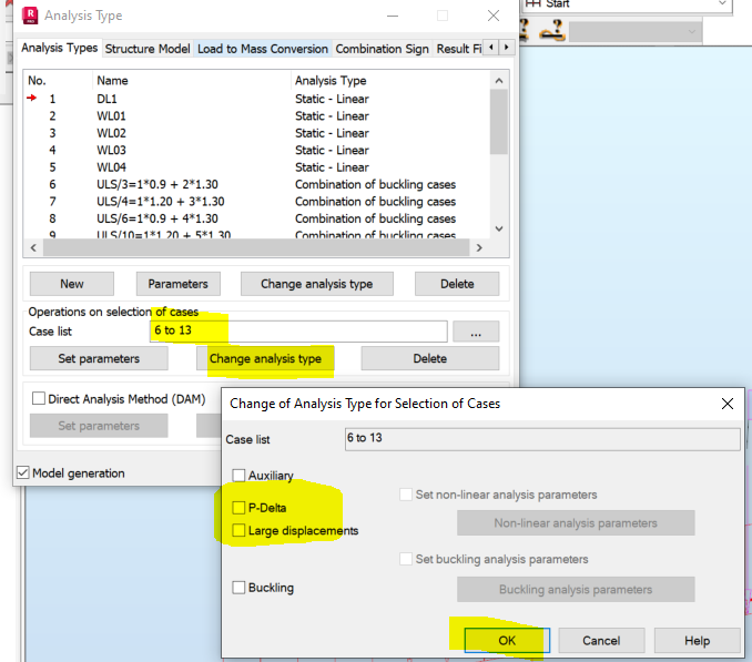 Manual combinations not exported to foundation design in Robot Structural Analysis