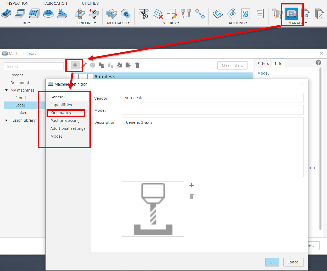 Post Properties is now missing certain options in Autodesk Fusion