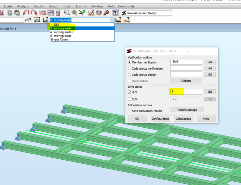 Load Case List Is Incorrect Appears While Steel Design Of Model With Moving Loads Defined In