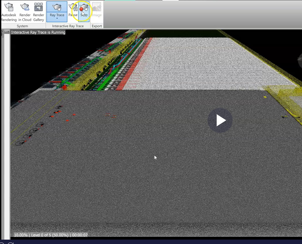 Rendering fails at specific viewport of a specific model in Navisworks