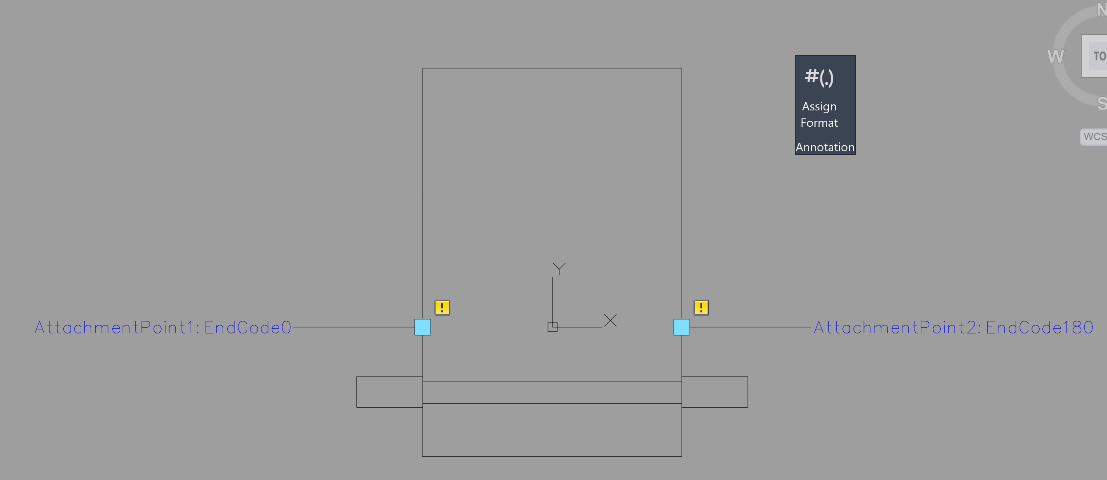 Gaps for inline P&ID symbol classes, when attachment points are inside ...