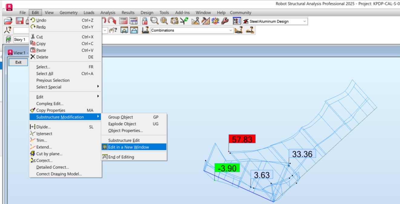How to check maximum compressive stress in bar member in Robot ...