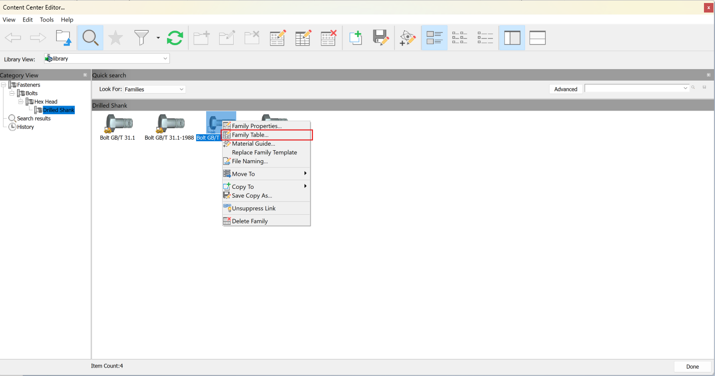 How to get the Part Number of a content center part which is placed as custom displayed in the ...