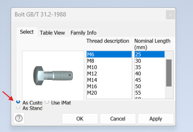 How to get the Part Number of a content center part which is placed as custom displayed in the ...