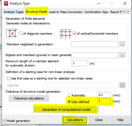 Linear releases are not working properly in Robot Structural Analysis