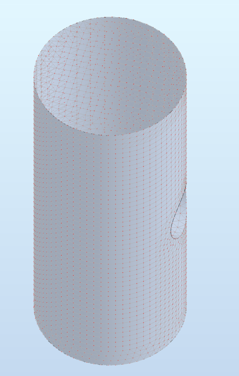 Cómo crear un hueco en un cilindro (superficie cilíndrica) en Robot ...