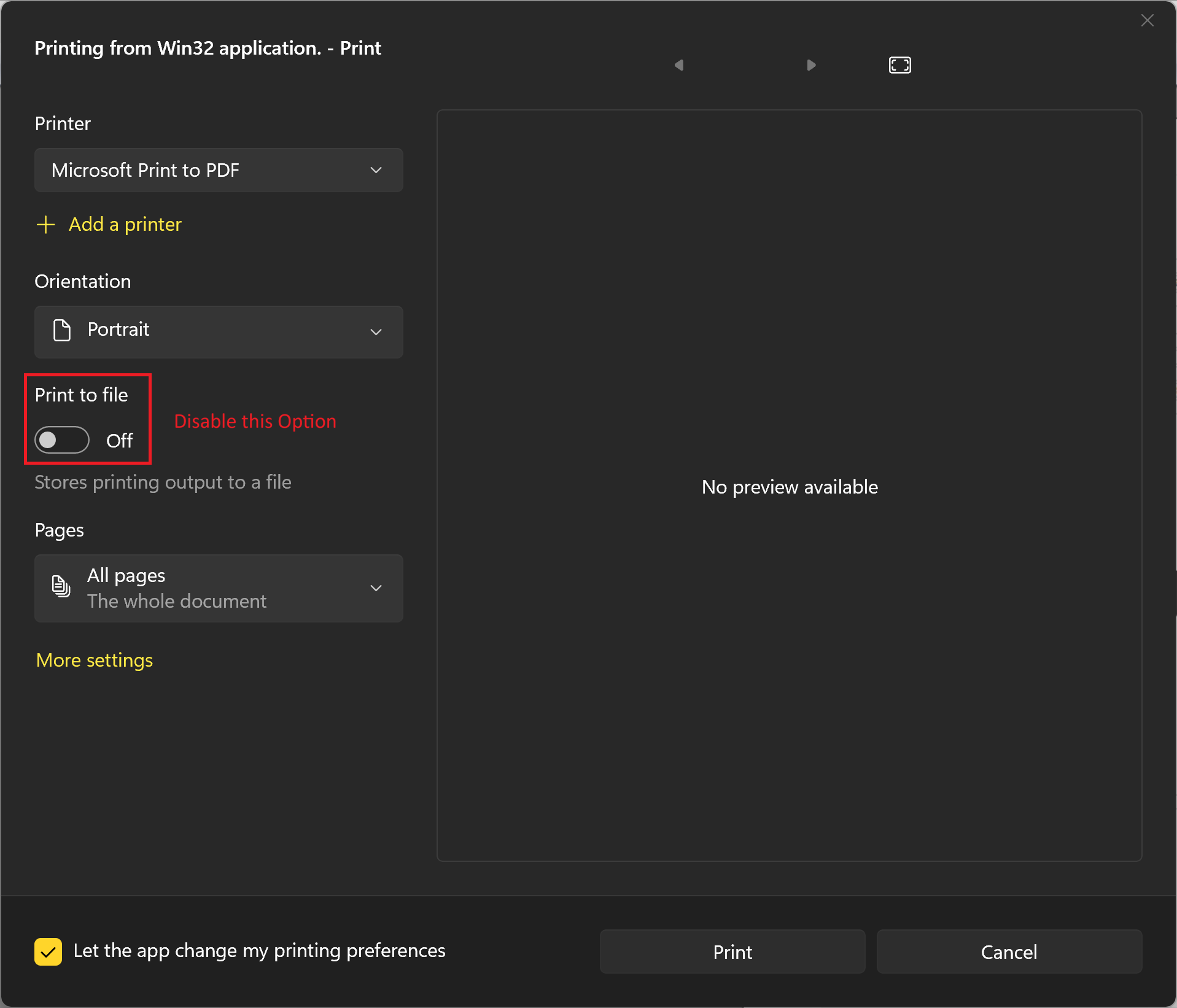 Unable to print Setup Sheets as pdf at PowerMill