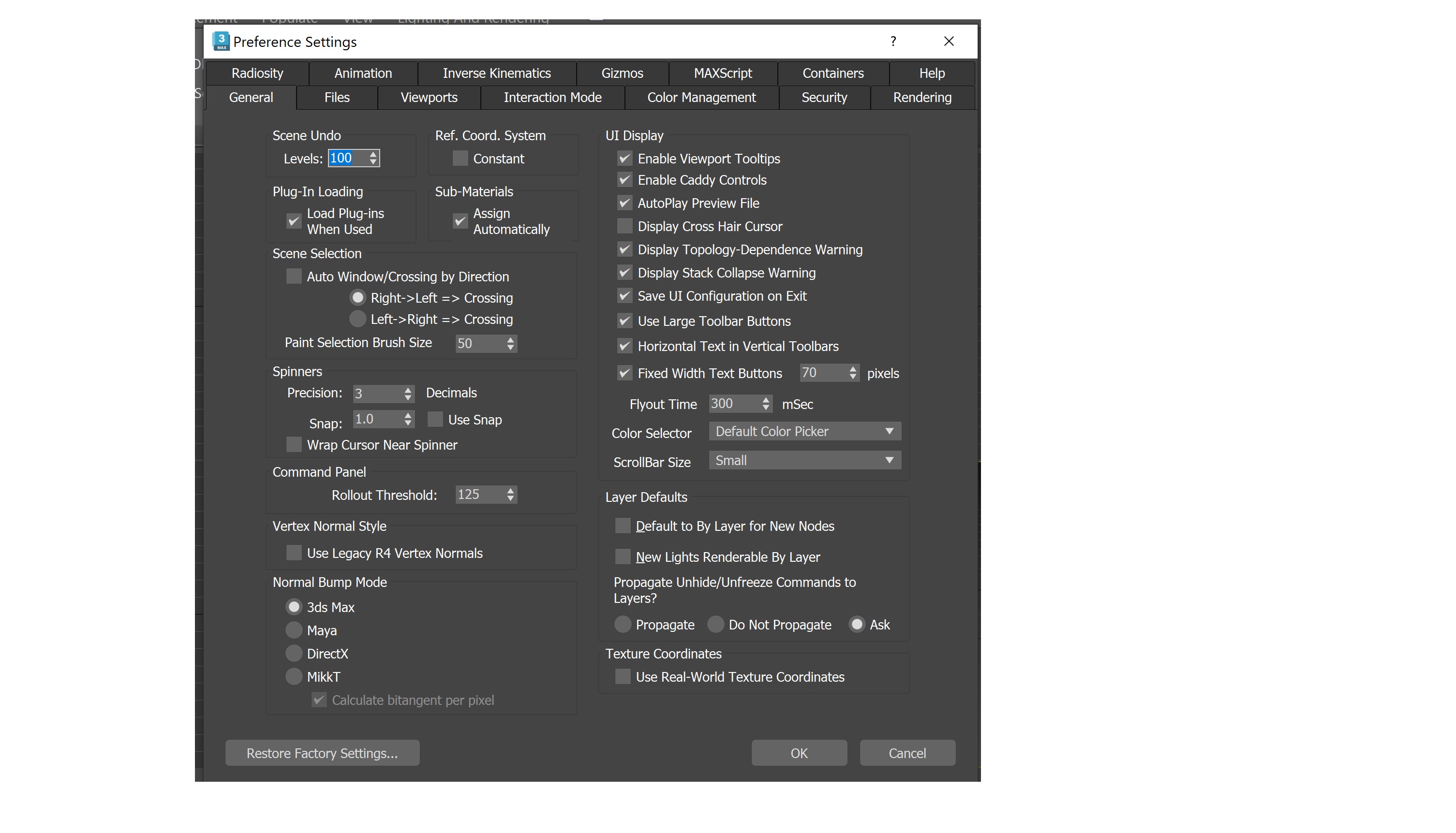 3DS Max 2024 does not display changes when you reopen a file with the save UI configuration ...