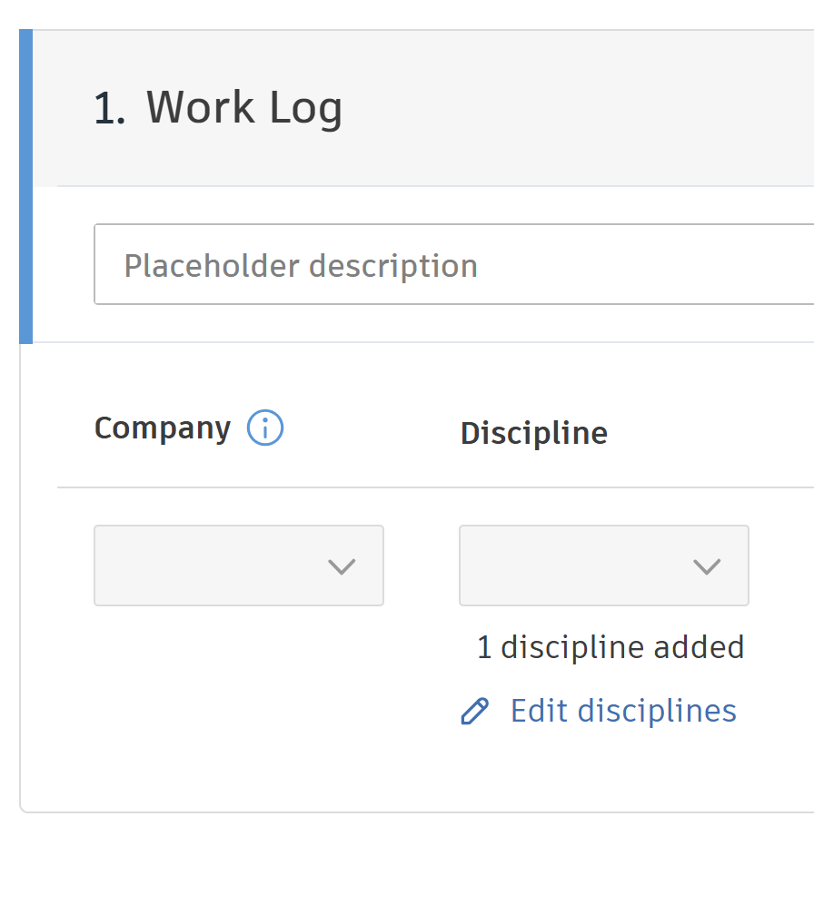 Daily Report created within Autodesk Build has an incorrect list of company values when adding ...