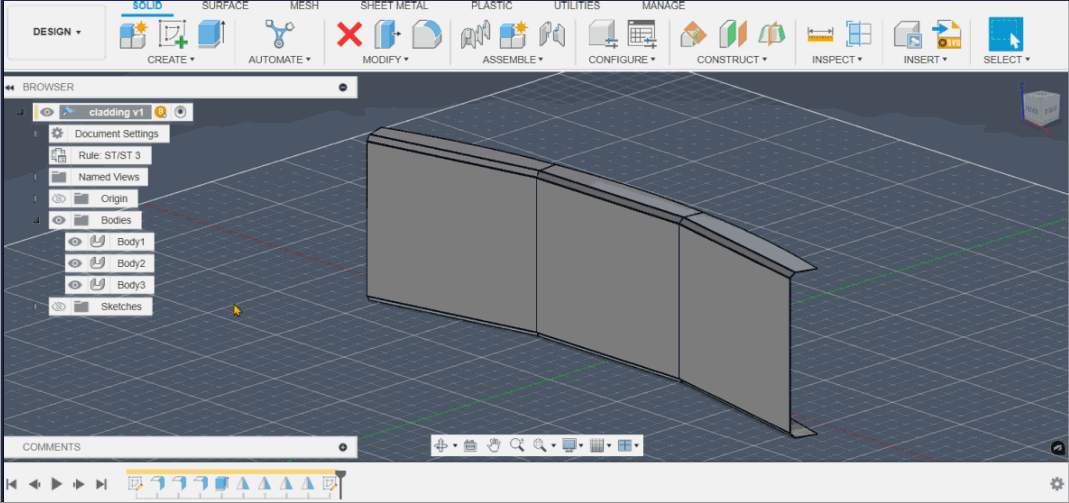 Create Components from Bodies command does not work for sheet metal bodies in Autodesk Fusion