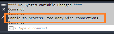 "Unable to process: too many wire connections" when using Revers/Flip symbol in AutoCAD Electrical