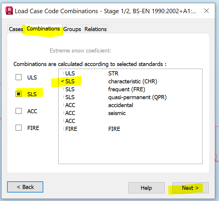 Is there a way to extract the instantaneous deflection values calculated for all SLS load ...