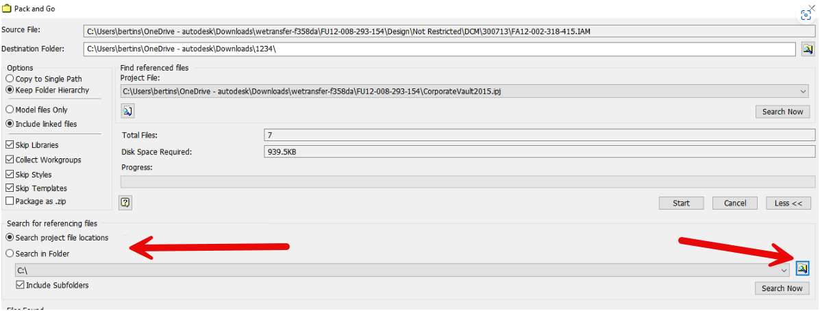 How to include point cloud file in a Pack and Go of an Inventor project