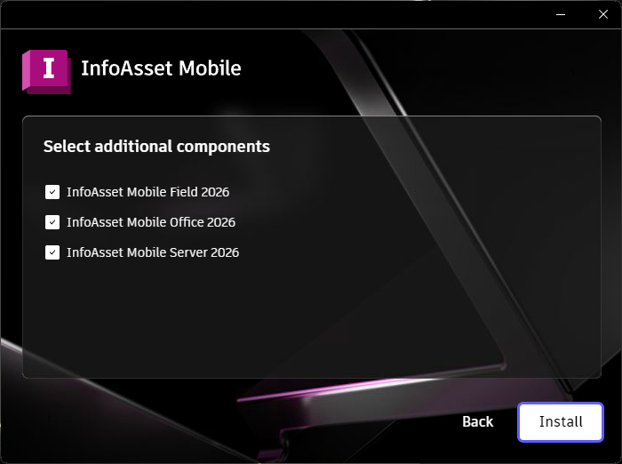 Downloading the InfoAsset Mobile installers