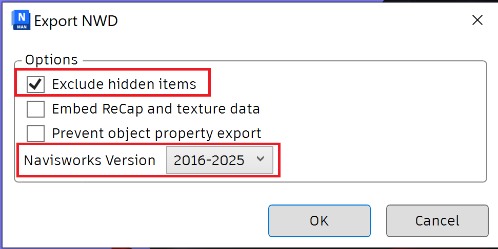 NWD coordination model is large and slows down Revit