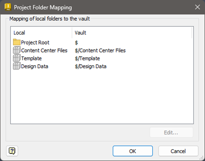 Using a single Inventor Project with Vault
