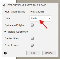 DXF export does not select the units when custom units are selected in ...