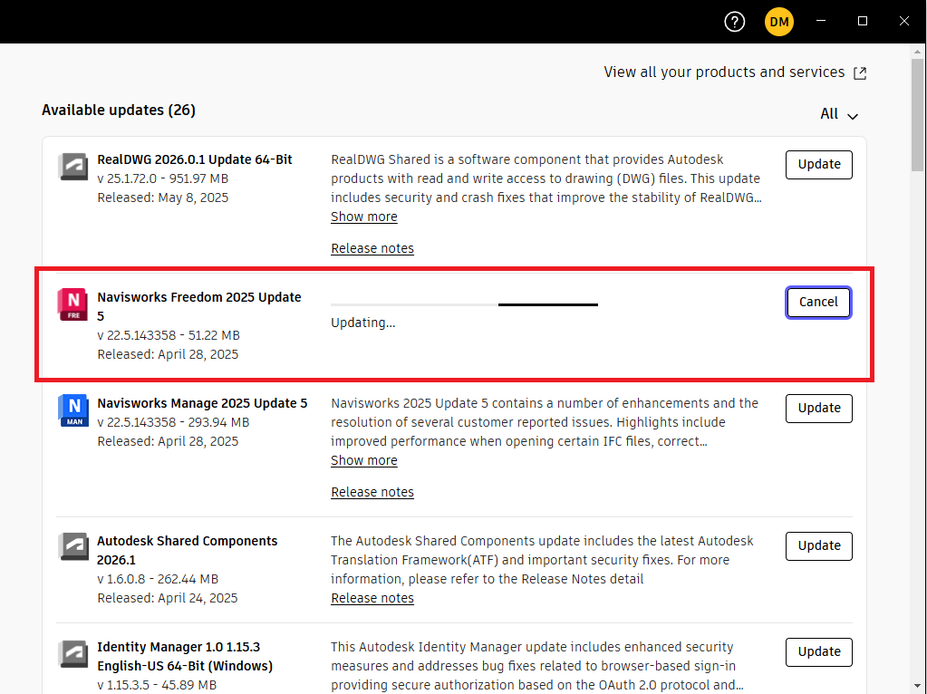 Vulnerability is reported for the OpenSSL in Navisworks Freedom 2025