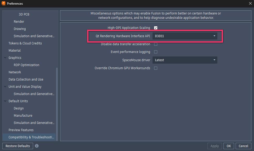 Dimensions text not visible in a drawing in Autodesk Fusion