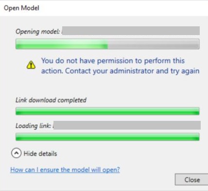 "You do not have permission to perform this action" when opening or collaborating on a cloud ...