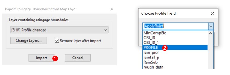 Spatial rain gauge boundary was not fully imported from a shape file into InfoWorks ICM