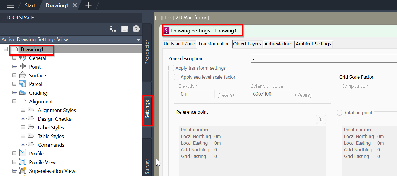 Coordinate Transformation Tool Doesnt Work For A Specific Drawing In Civil 3d