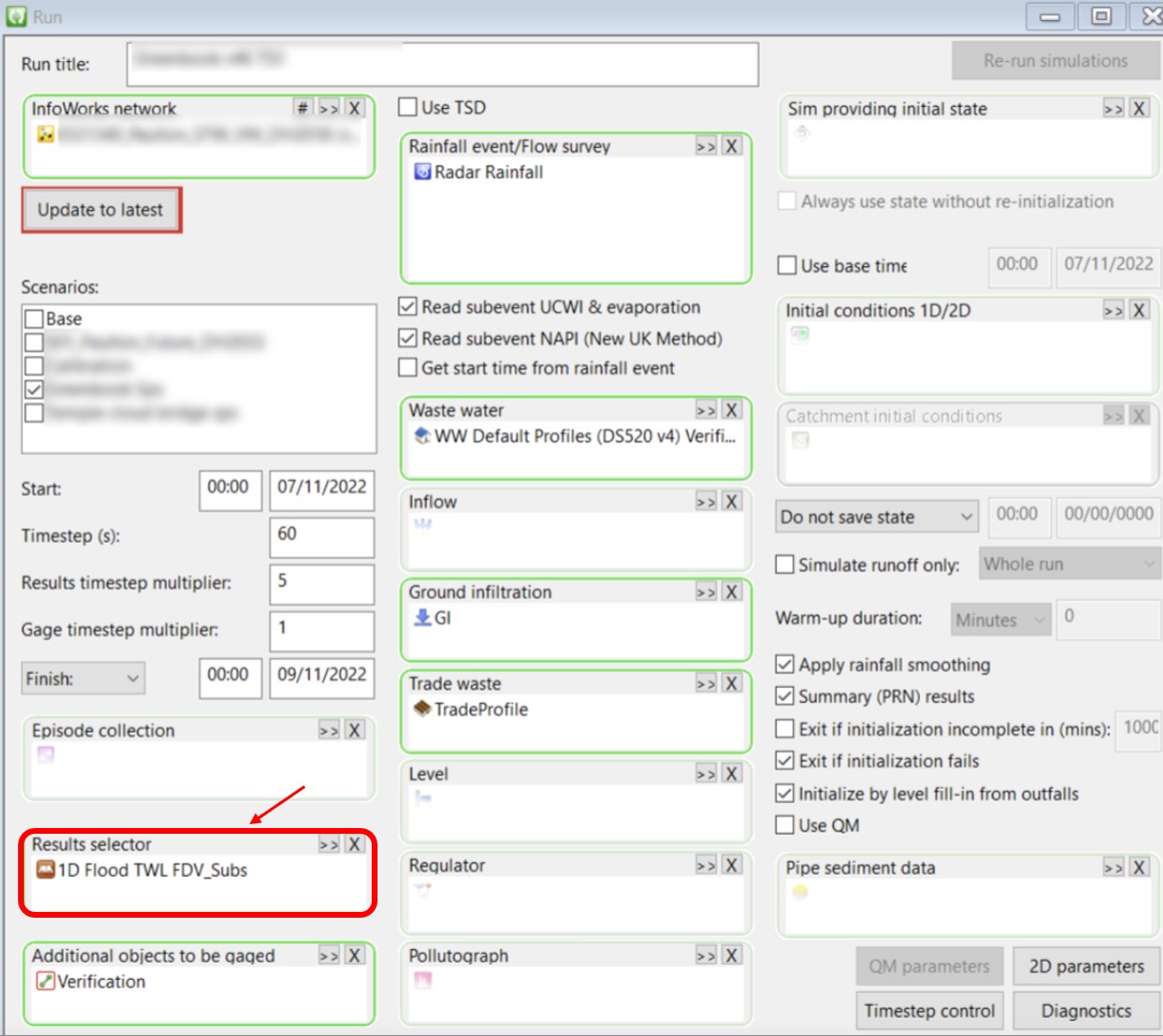시뮬레이션 결과를 열 때 InfoWorks ICM에서 충돌이 발생합니다.