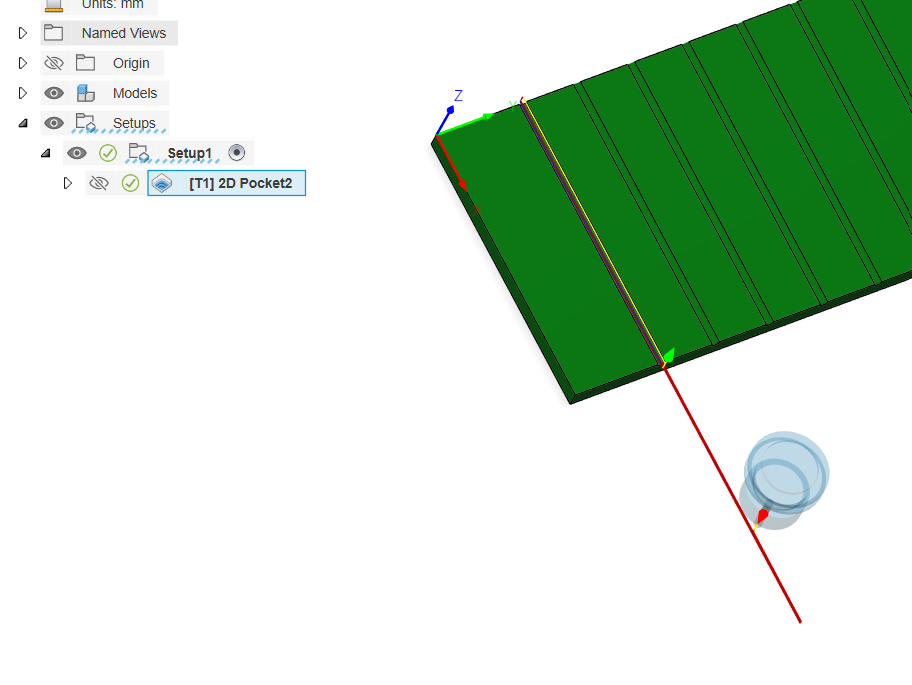 How to avoid air cuts in 2D pocket operation in Autodesk Fusion