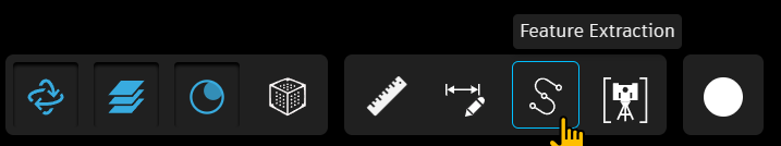 Extracting objects from point cloud in ReCap
