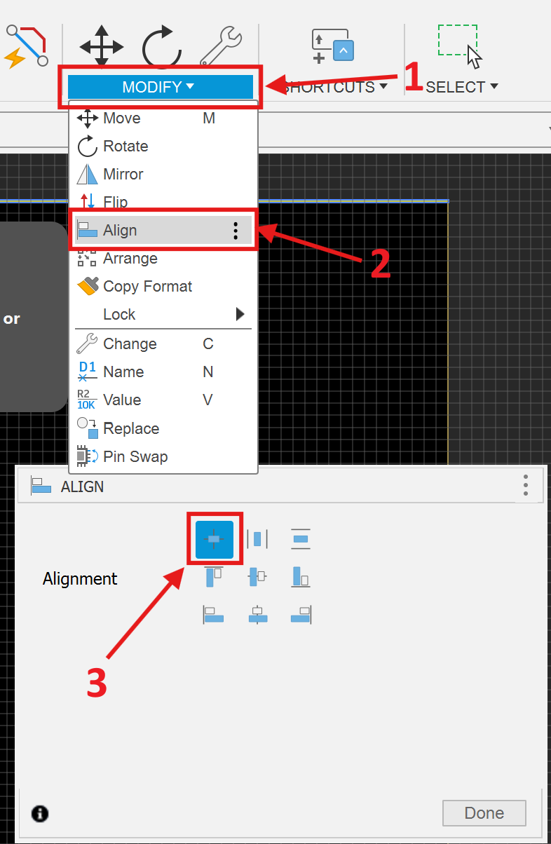 How to snap board outline to grid in Fusion Electronics 2D PCB