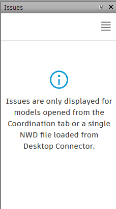 "Issues are only displayed for..." message when working with the Issues ...