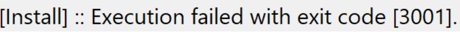 Autodesk silent deployment fails with "Execution failed with exit code ...