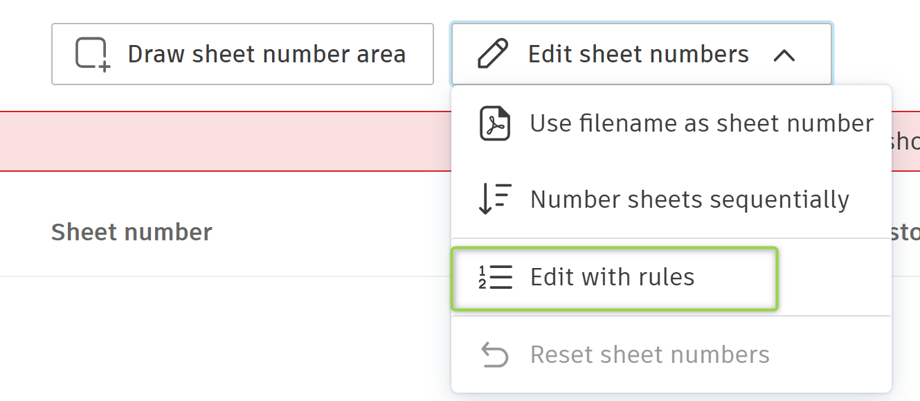 How to bulk change last piece of sheets name by sequence in ACC Build