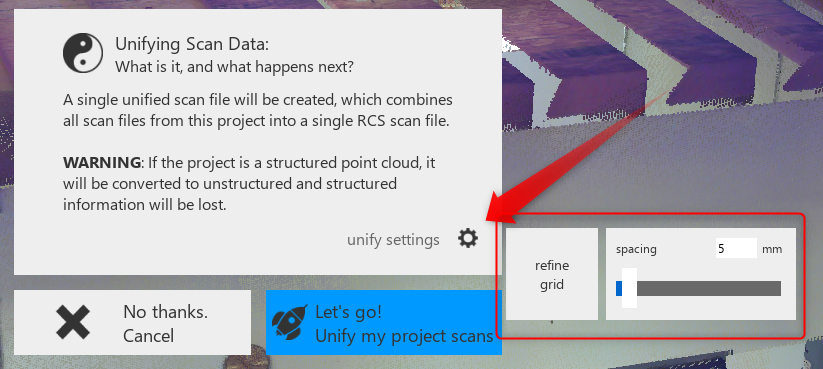How to reduce the size of RCS files in ReCap Pro
