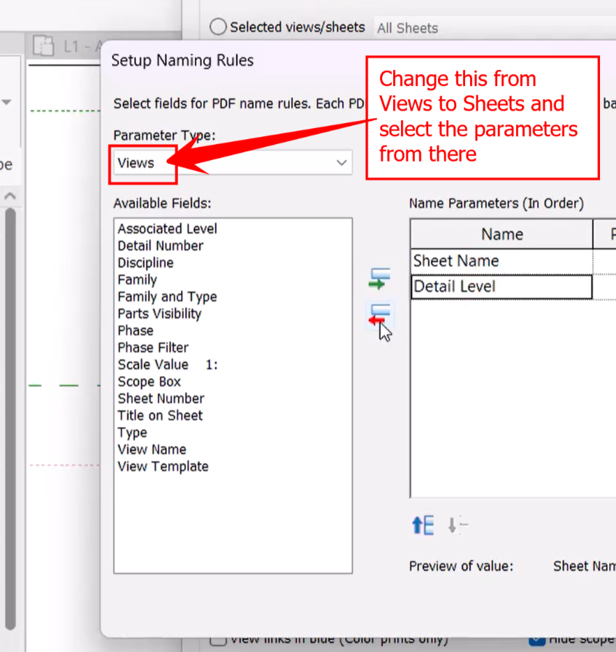 "The naming rule cannot be applied.." when exporting Revit Sheets to ...