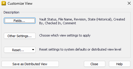 SOLIDWORKS Vault Add-in タブに Vault ステータス アイコンを表示する方法はありますか?