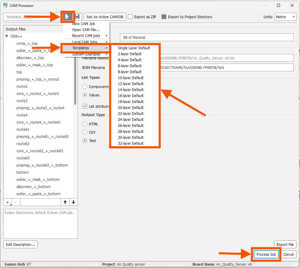 How to generate Gerber files in Fusion Electronics