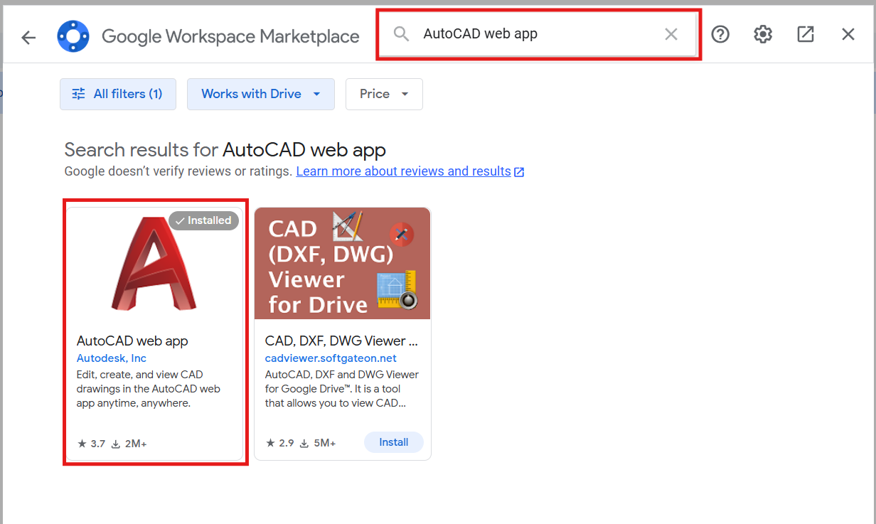 How to open .DWG files in AutoCAD Web App directly from Google Drive or ...
