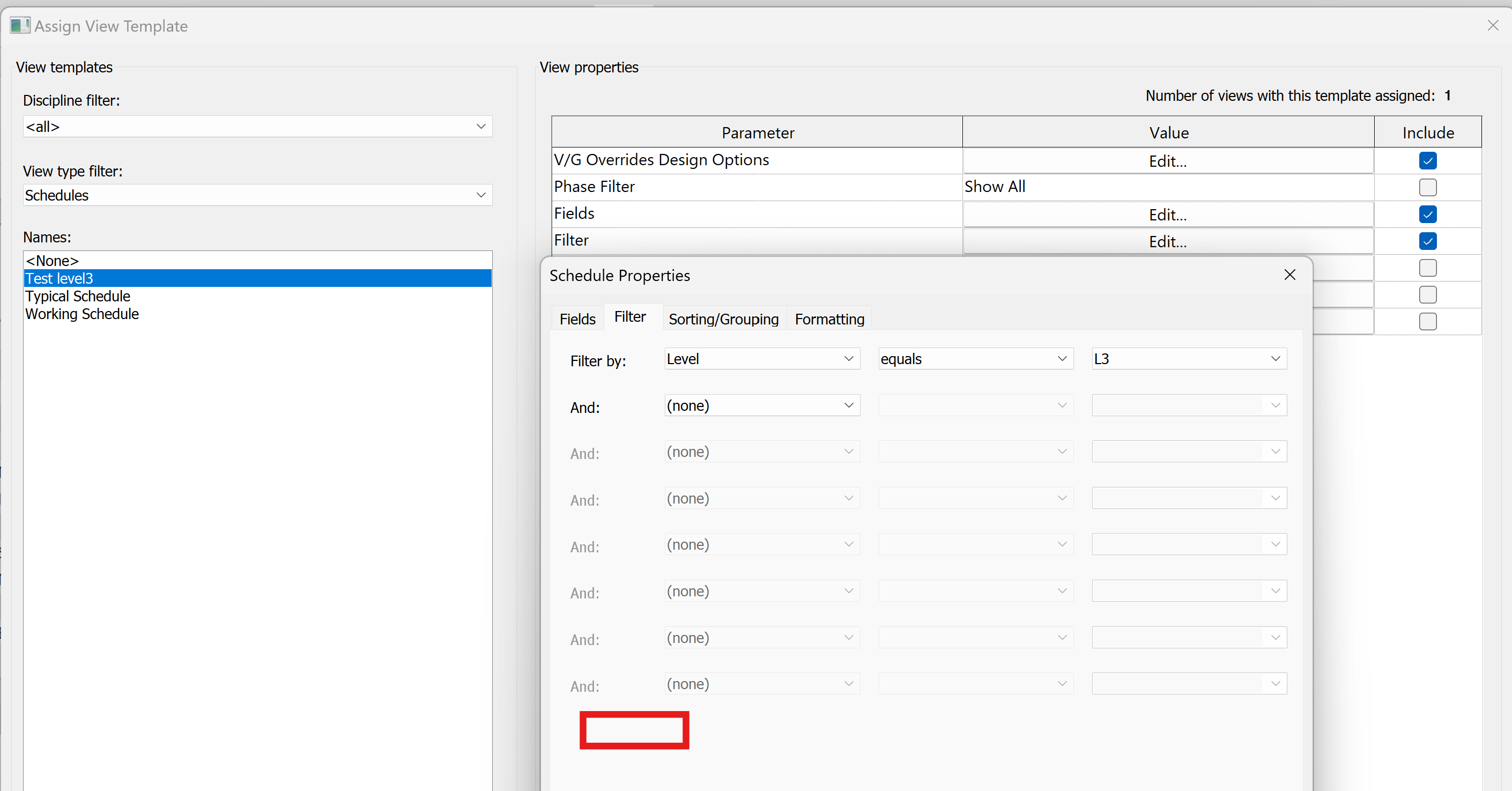 Missing "Filter by sheet" option when applying view templates on ...