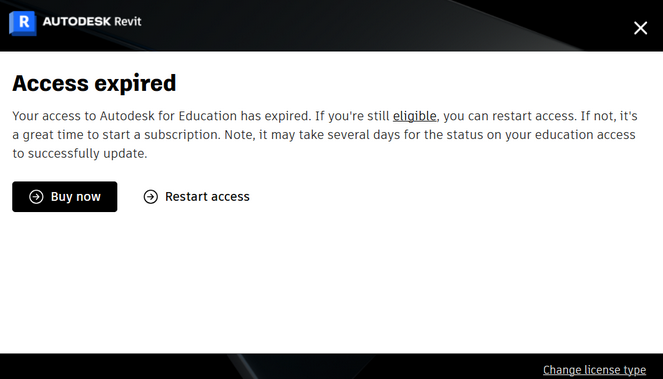 "Access expiring soon" or "Access expired" when logging in to Autodesk ...