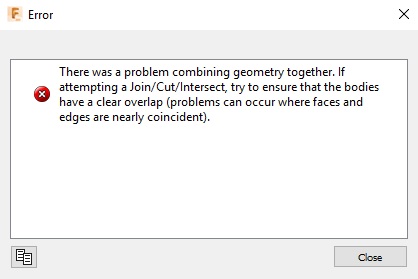Fusion Help | "There was a problem combining geometry together" message ...