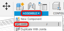 How to add joints when trying to assemble two components using two concentric holes in each ...